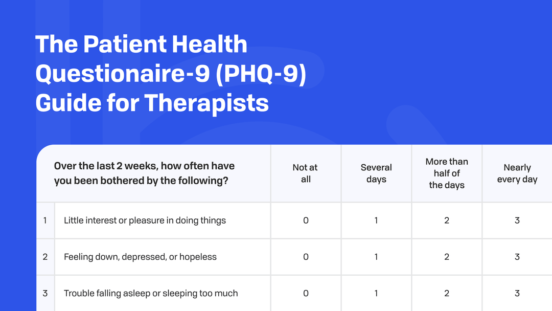 The Patient Health Questionnaire-9 (PHQ-9) Guide for Therapists